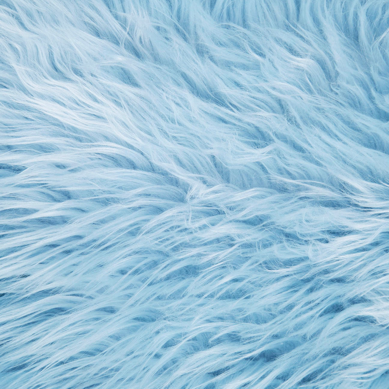 Blue Faux Fur Fabric – Mohair Fur Baby Blue