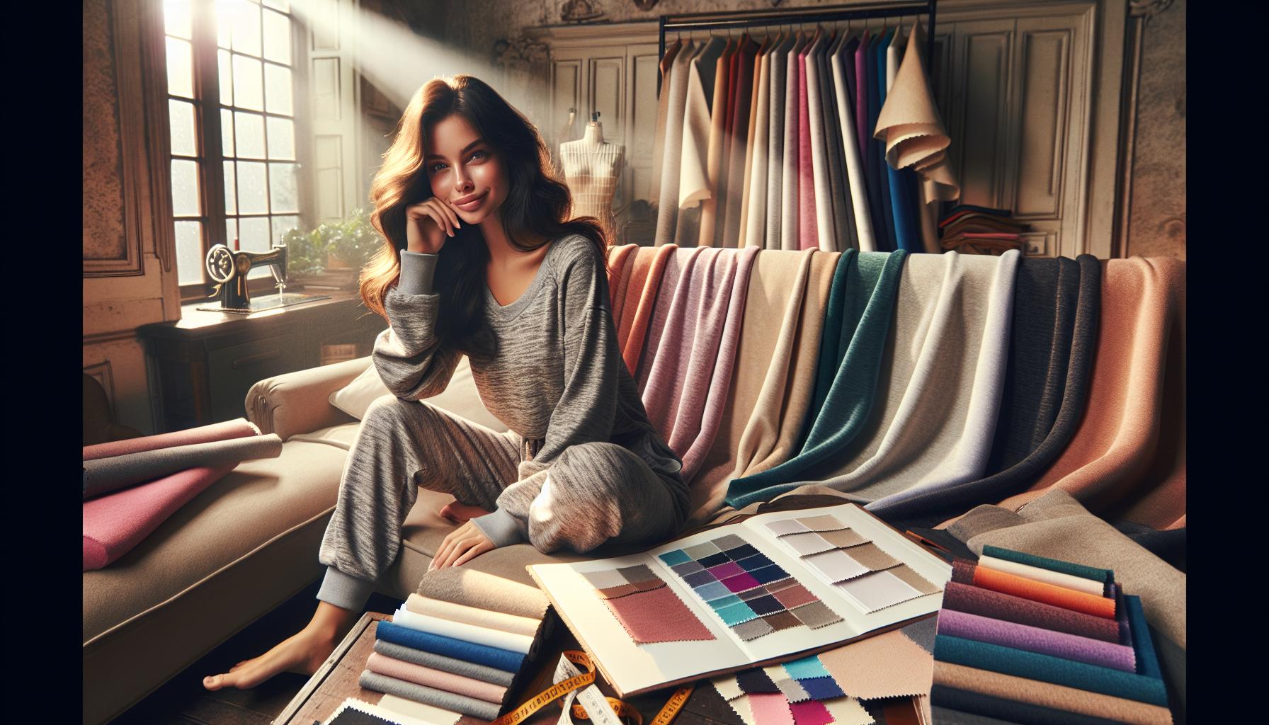 Brushed French Terry Fabric Soft, Warm & Durable Material